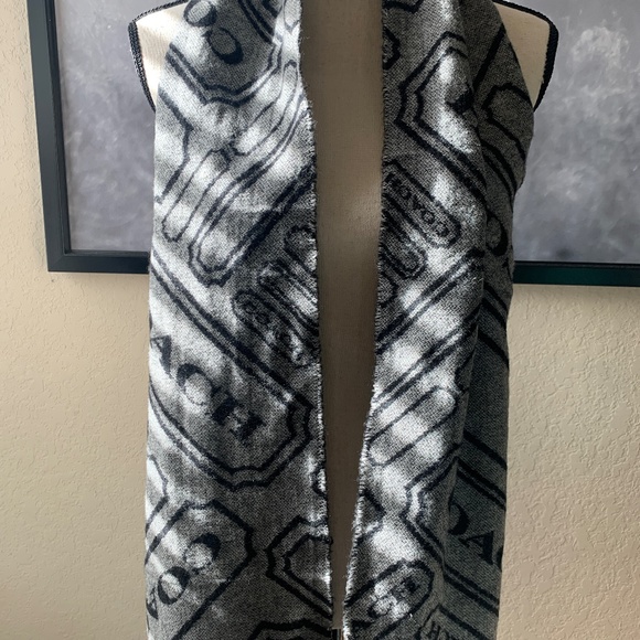 Coach | Accessories | Coach Wool Cashmere Logo Scarf | Poshmark